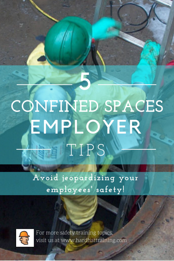5 Confined Spaces Employer Responsibilities - Hard Hat Training