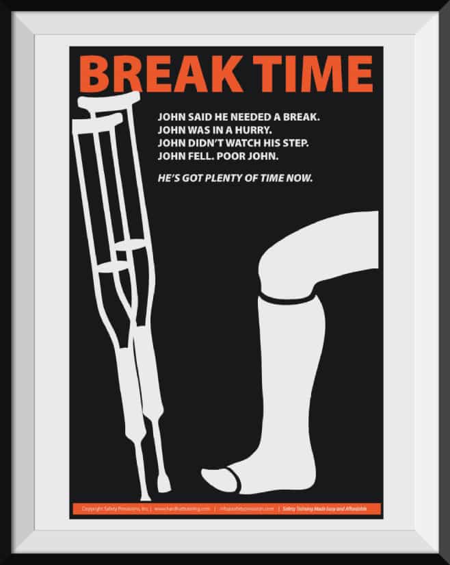 General Safety Poster - Break Time