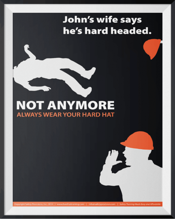 Safety Poster - Follow the Leader | Hard Hat Training