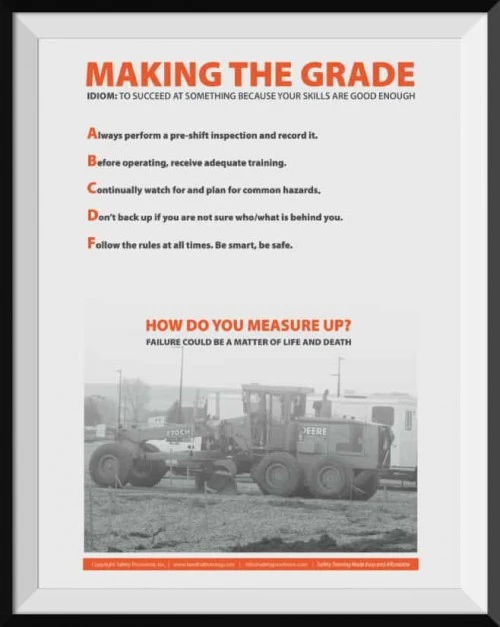 Safety Posters | Hard Hat Training