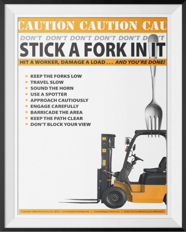 Rigging Safety Poster - Hardware Inspection | Hard Hat Training